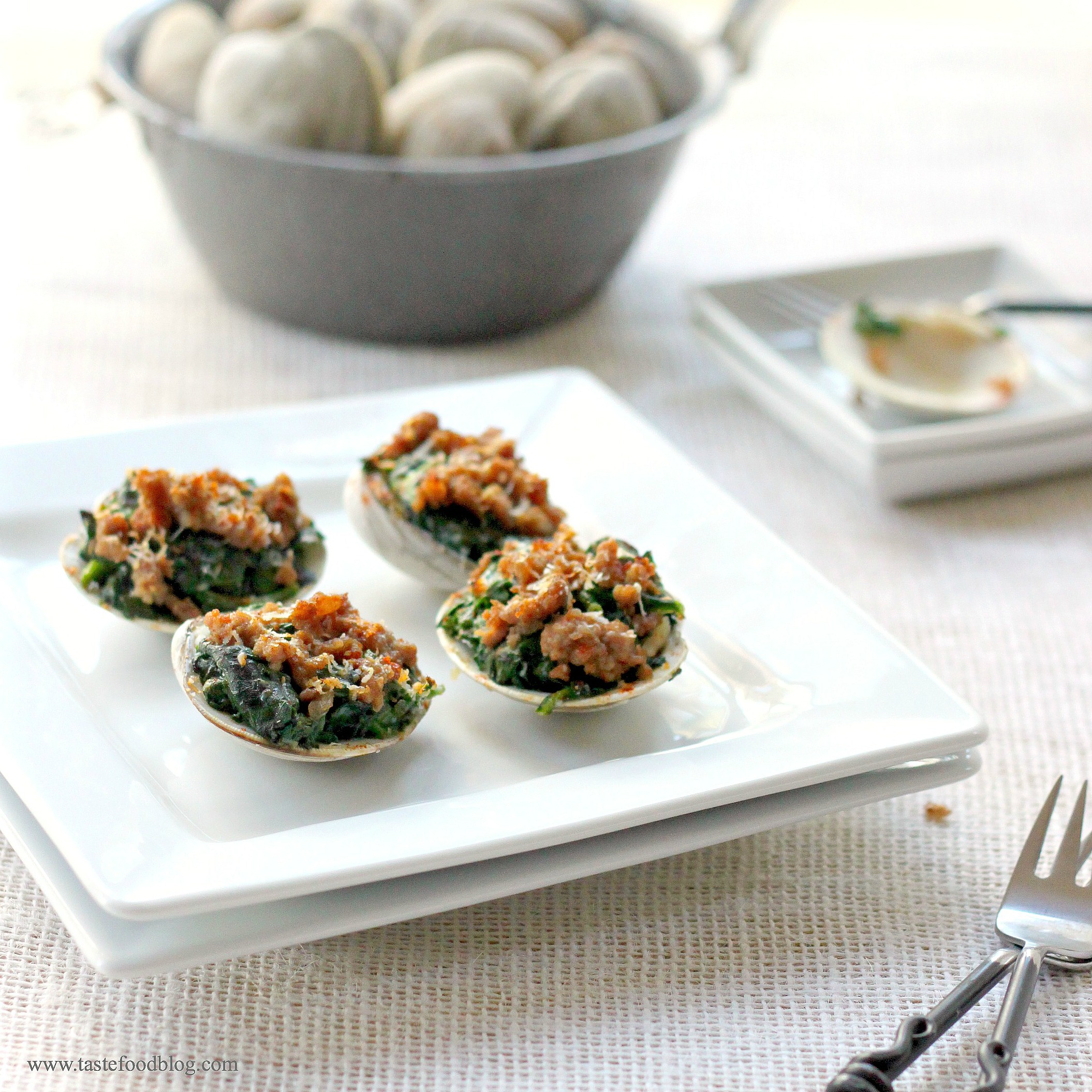 clam stuffed plate tastefood x – TasteFood