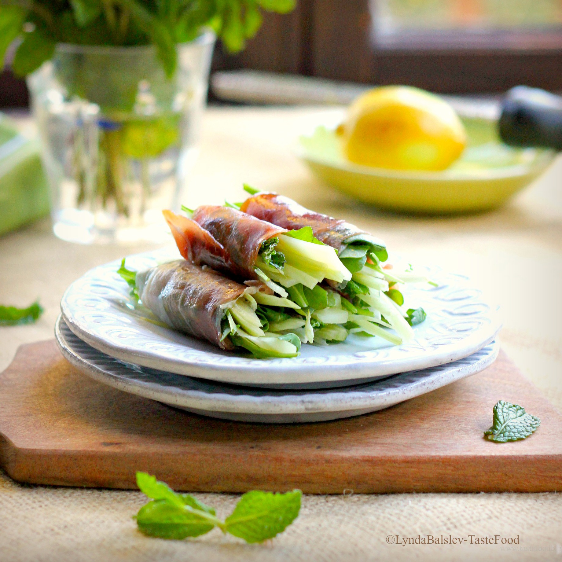 Prosciutto, Fennel, Mint Rolls – a different kind of Spring Roll ...